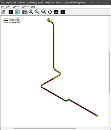 Tutorial for District Heating Piping as per EN 13941-1 (2019) using CAEPIPE