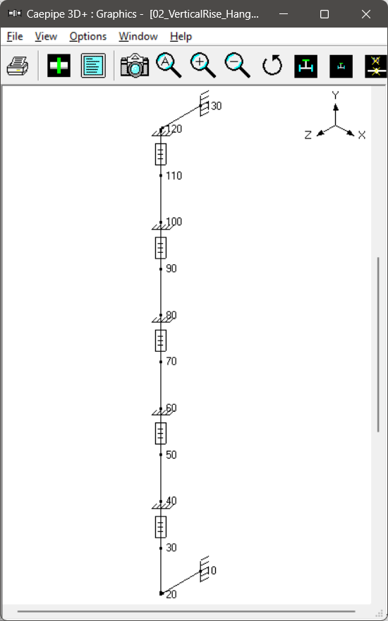 Tutorial on Tall Vertical Pipe Riser using CAEPIPE